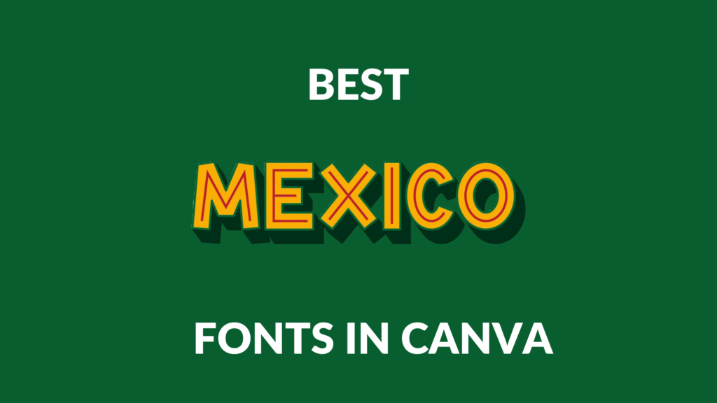 Best Number Fonts in Canva - Graphic Design Resource