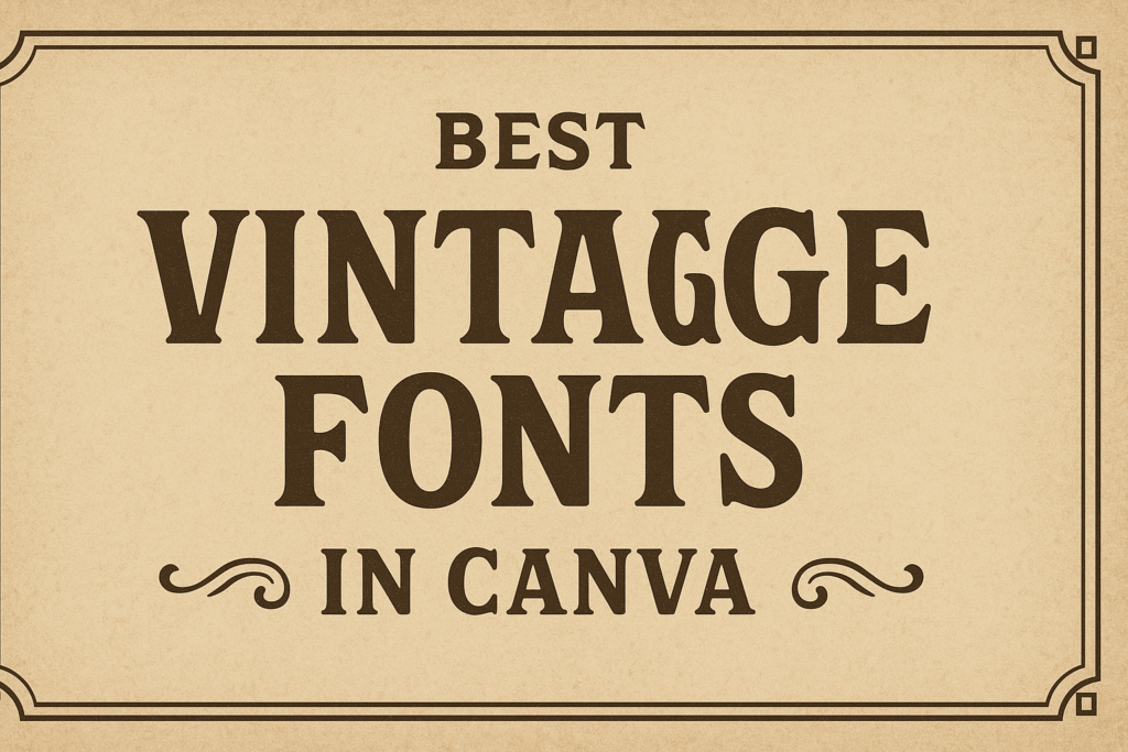 Main Types of Fonts in Canva - Graphic Design Resource