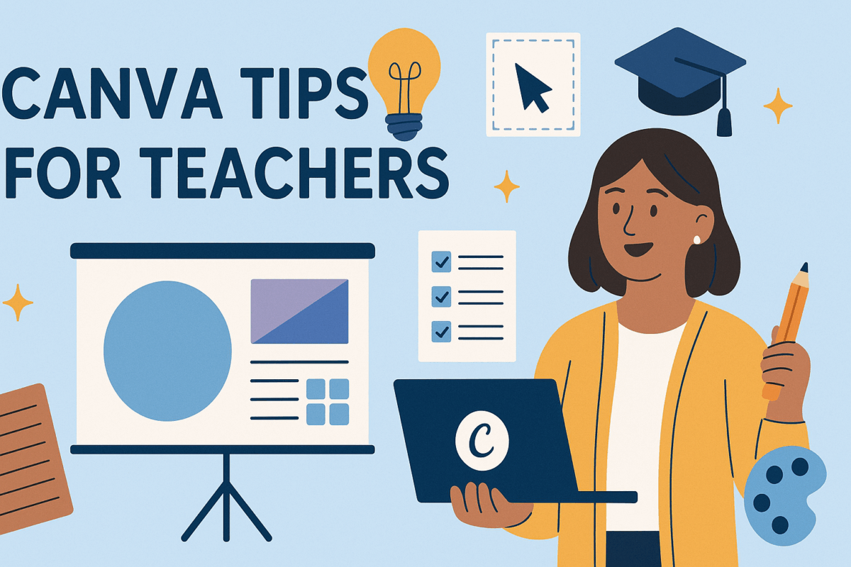 Canva Tips for Teachers - Graphic Design Resource