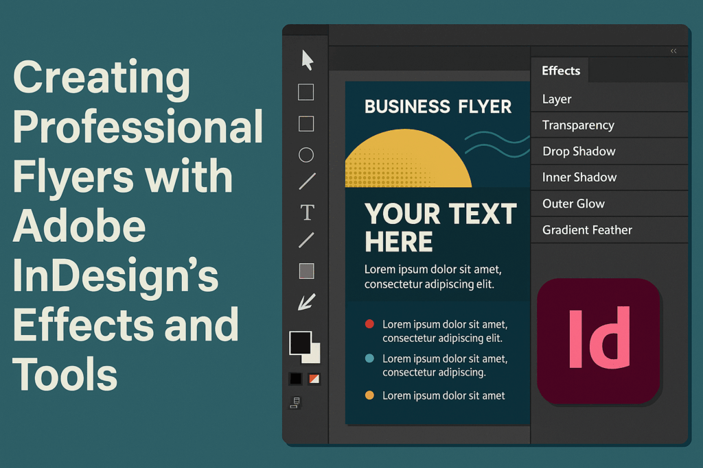 Creating Professional Flyers with Adobe InDesign’s Effects and Tools ...