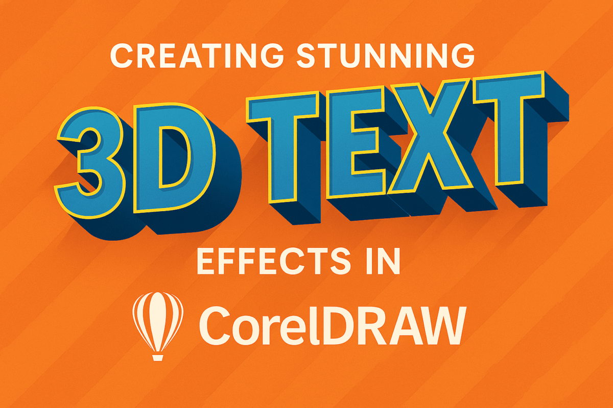 Creating Stunning 3d Text Effects In Coreldraw Graphic Design Resource