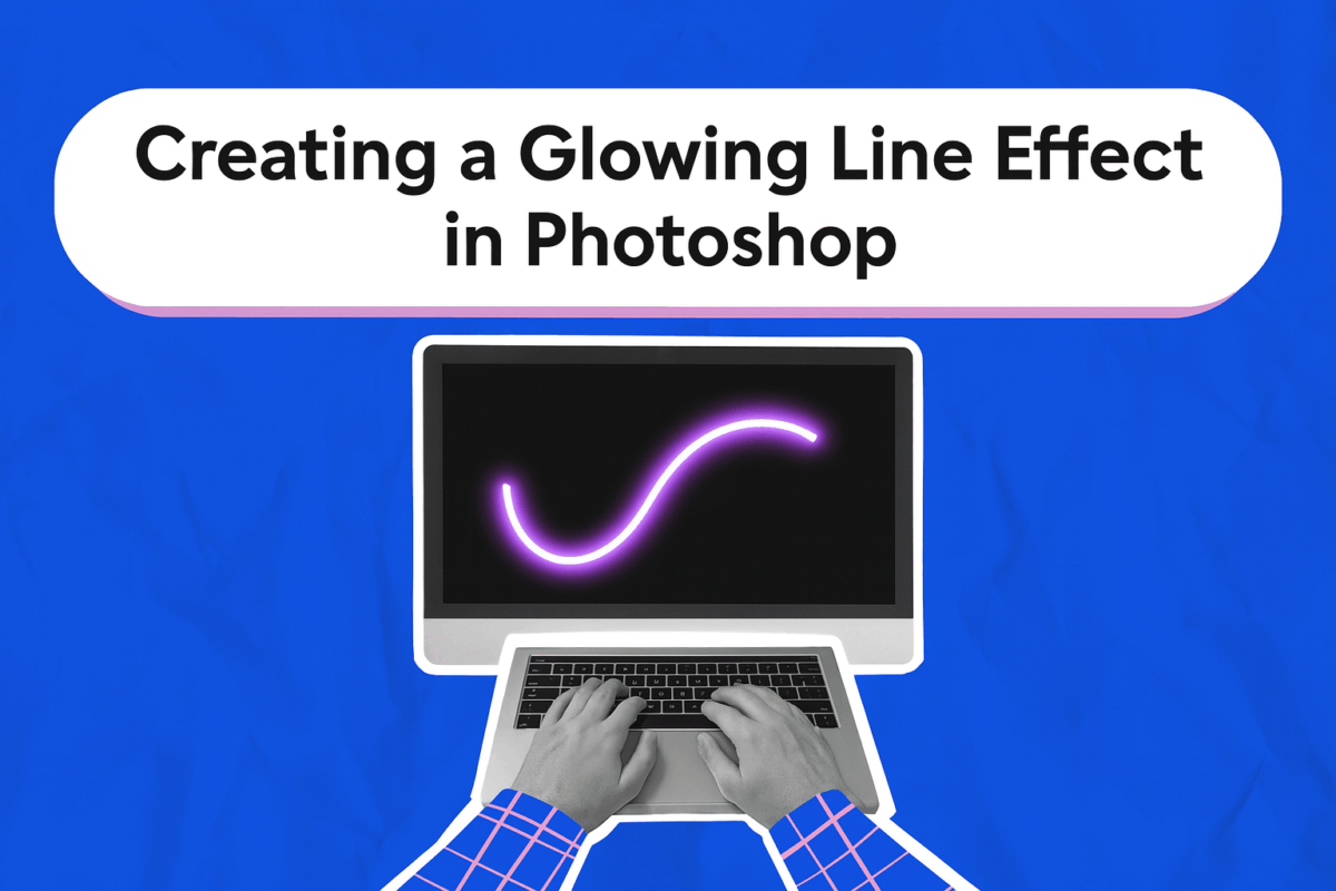 Creating a Glowing Line Effect in Photoshop - Graphic Design Resource