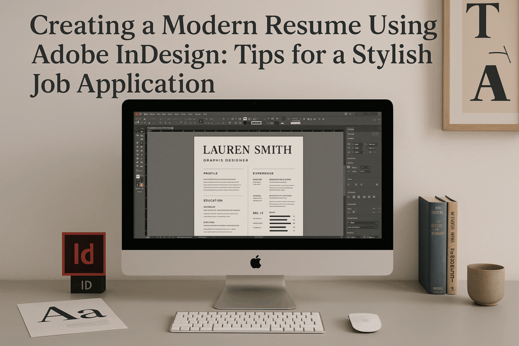 Creating a Modern Resume Using Adobe InDesign