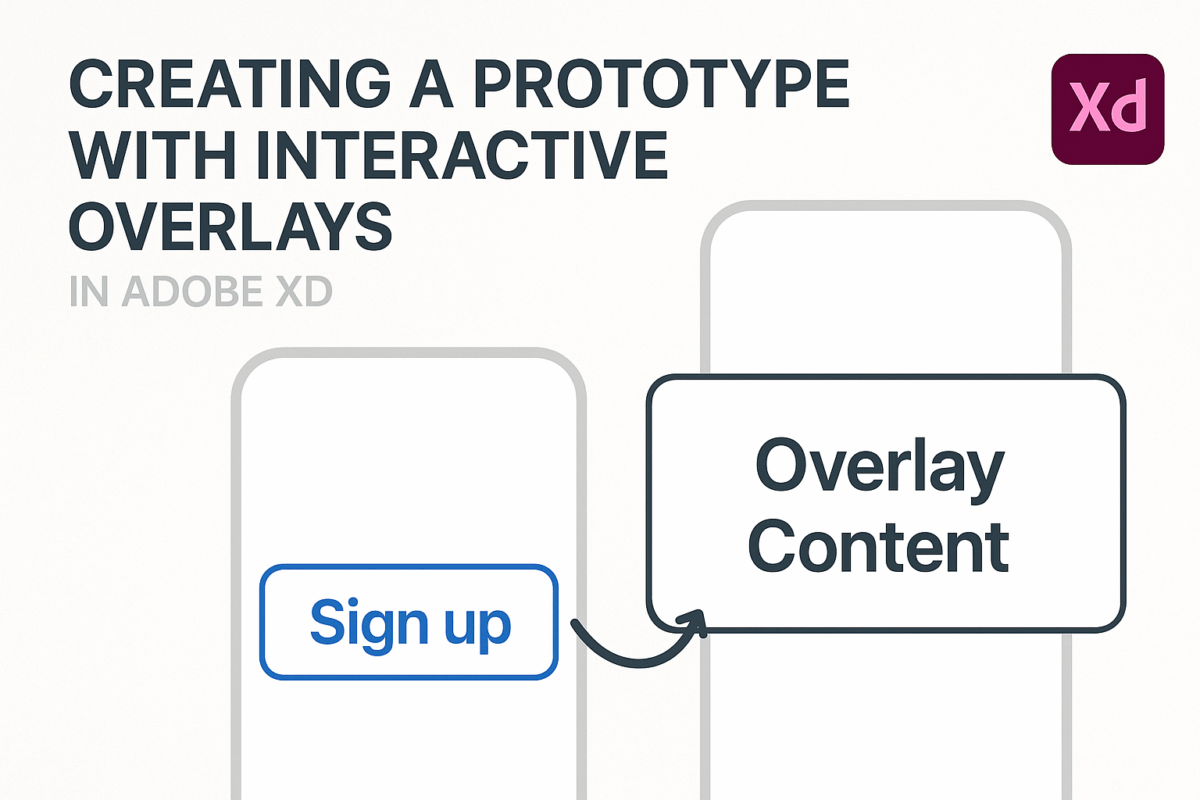 Creating a Prototype with Interactive Overlays in Adobe XD - Graphic ...