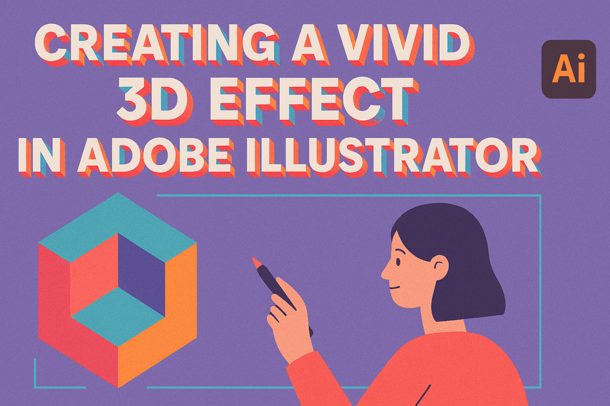 Creating a Vivid 3D Effect in Adobe Illustrator - Graphic Design Resource
