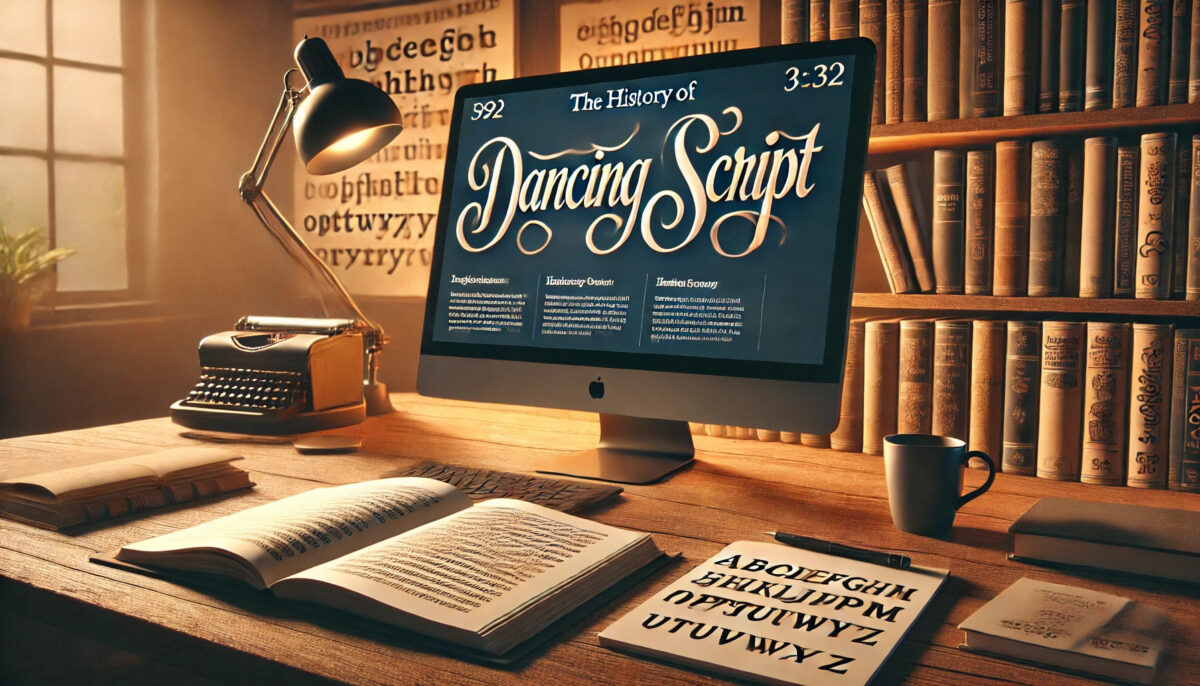 Dancing Script (Font History) - Graphic Design Resource