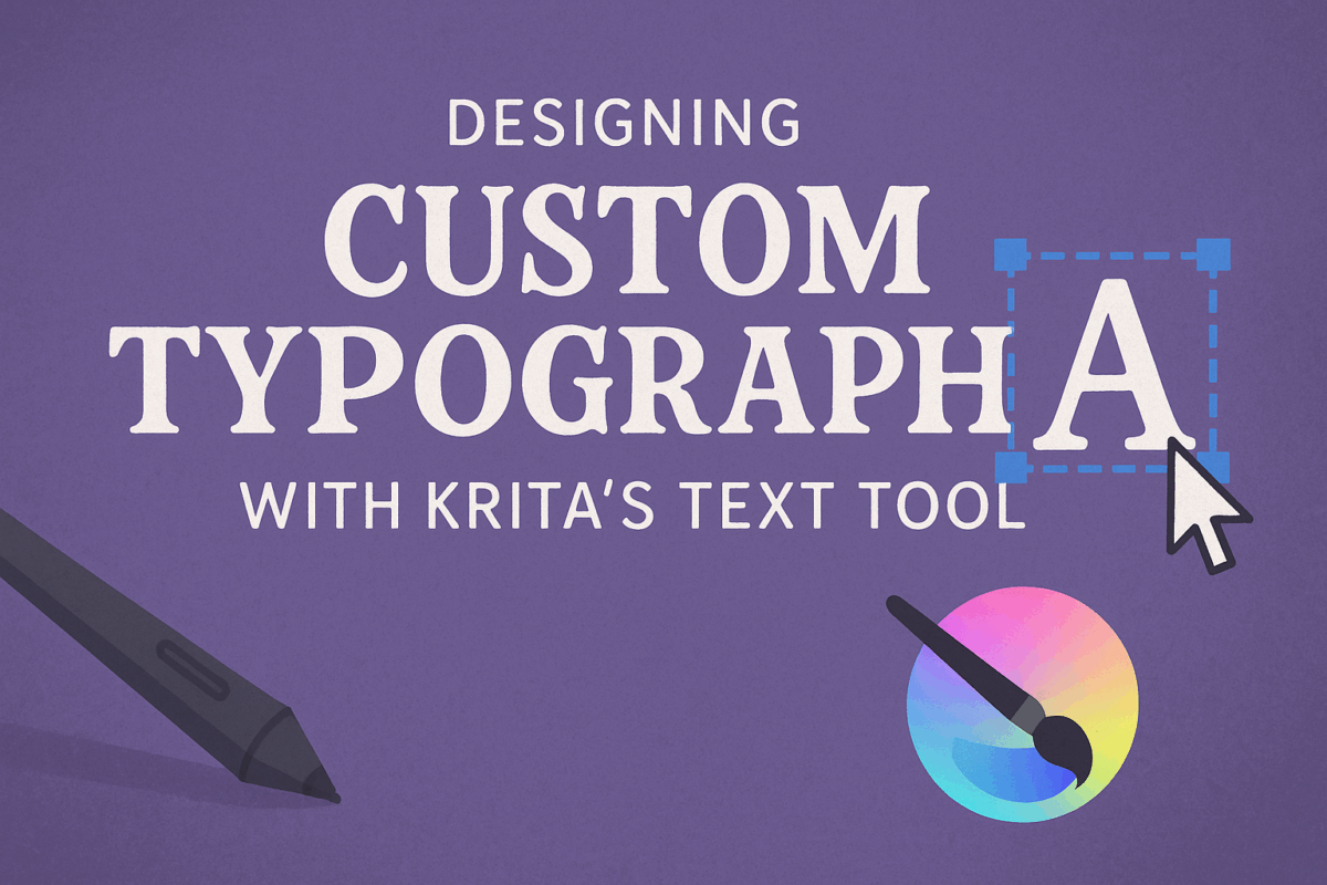 Designing Custom Typography with Krita’s Text Tool - Graphic Design ...