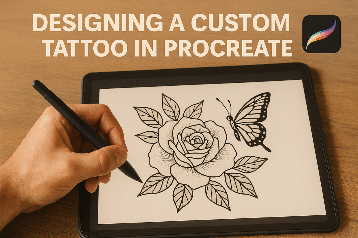 Designing a Custom Tattoo in Procreate - Graphic Design Resource