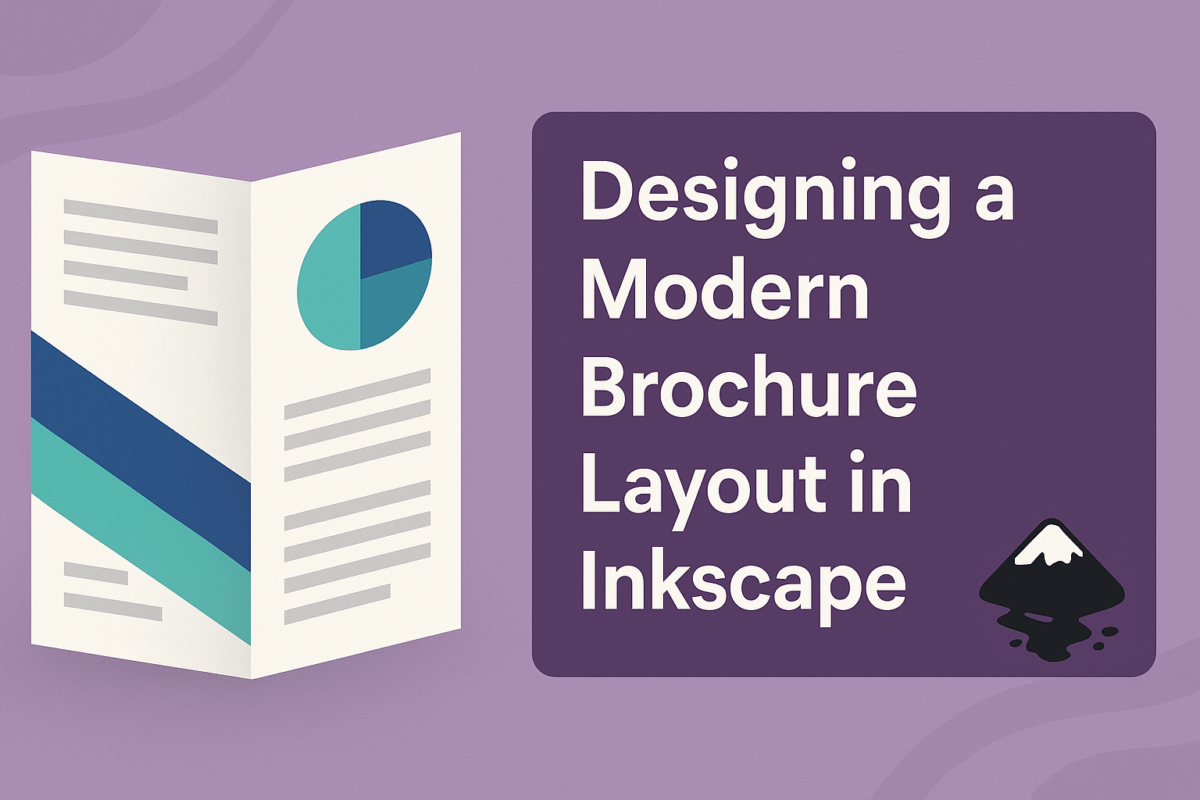 Designing a Modern Brochure Layout in Inkscape - Graphic Design Resource