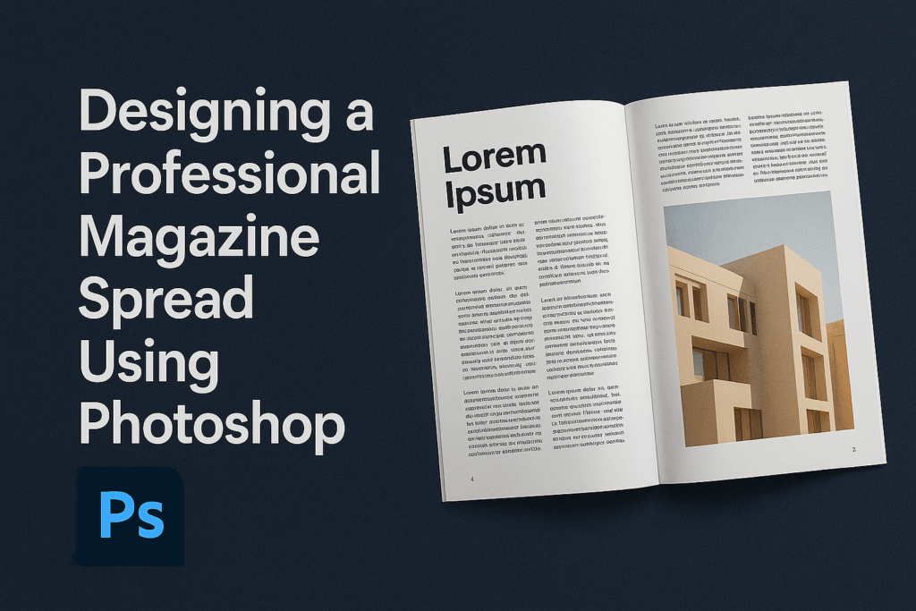 Designing a Professional Magazine Spread Using Photoshop - Graphic ...
