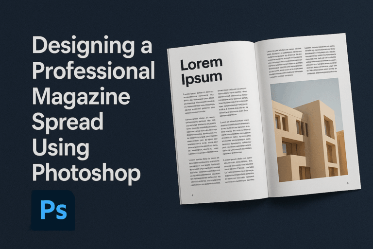 Designing a Professional Magazine Spread Using Photoshop - Graphic ...
