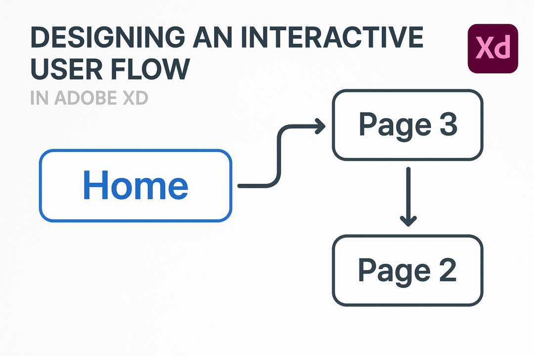 Designing an Interactive User Flow in Adobe XD - Graphic Design Resource