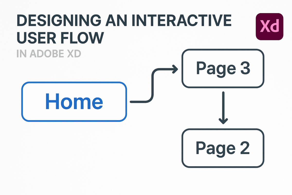 Designing an Interactive User Flow in Adobe XD - Graphic Design Resource