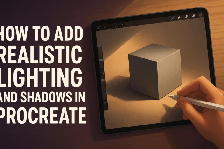 How to Add Realistic Lighting and Shadows in Procreate - Graphic Design Resource