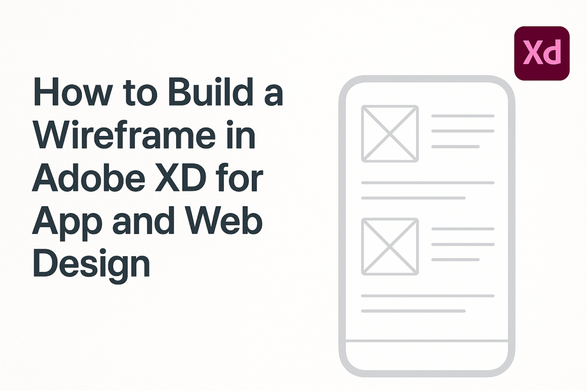 How to Build a Wireframe in Adobe XD for App and Web Design - Graphic ...