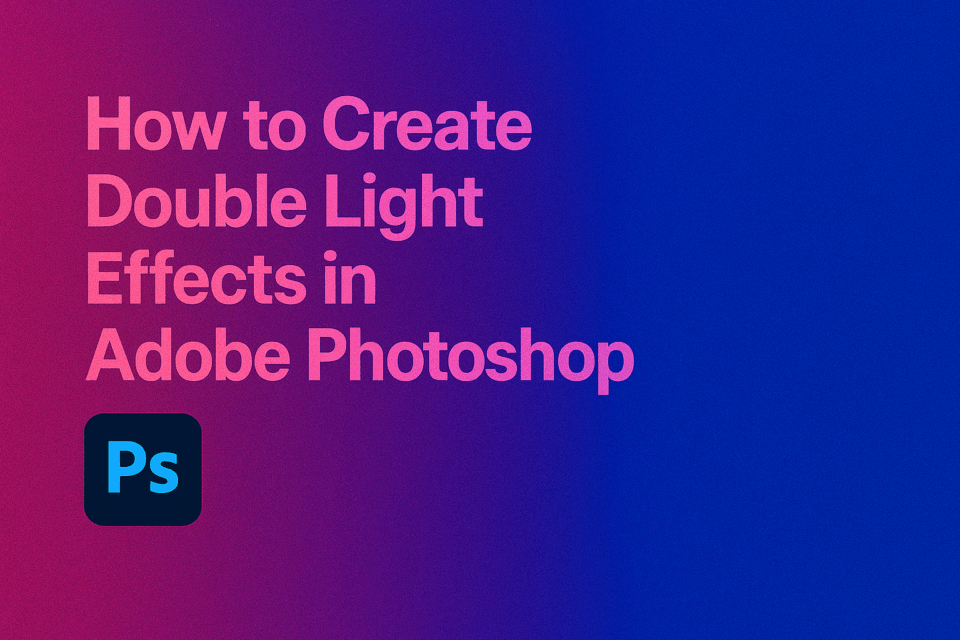 How to Create Double Light Effects in Adobe Photoshop - Graphic Design ...