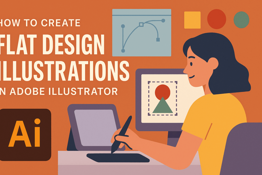 How To Create Flat Design Illustrations In Adobe Illustrator Graphic