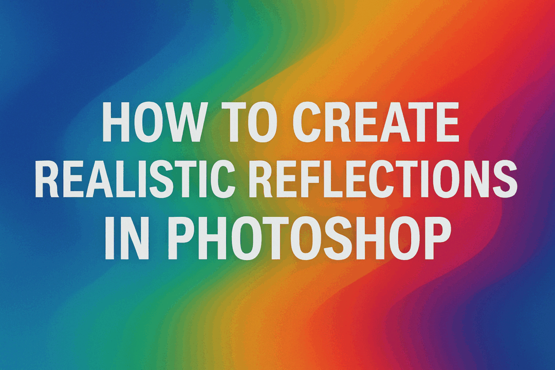 How to Create Realistic Reflections in Photoshop - Graphic Design Resource