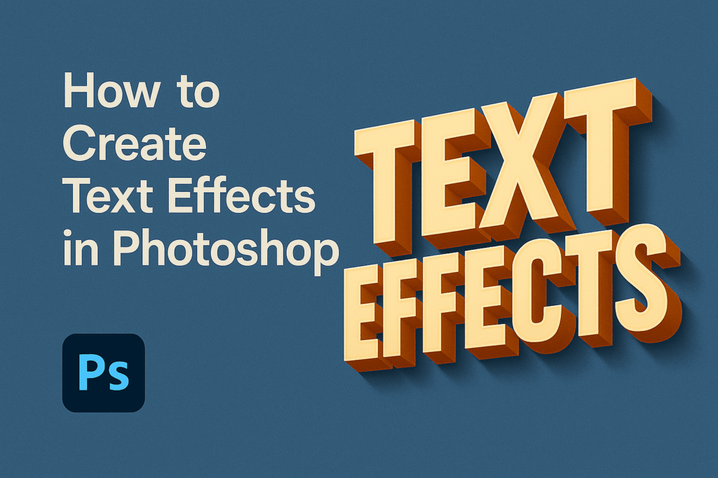 How to Create Text Effects in Photoshop - Graphic Design Resource