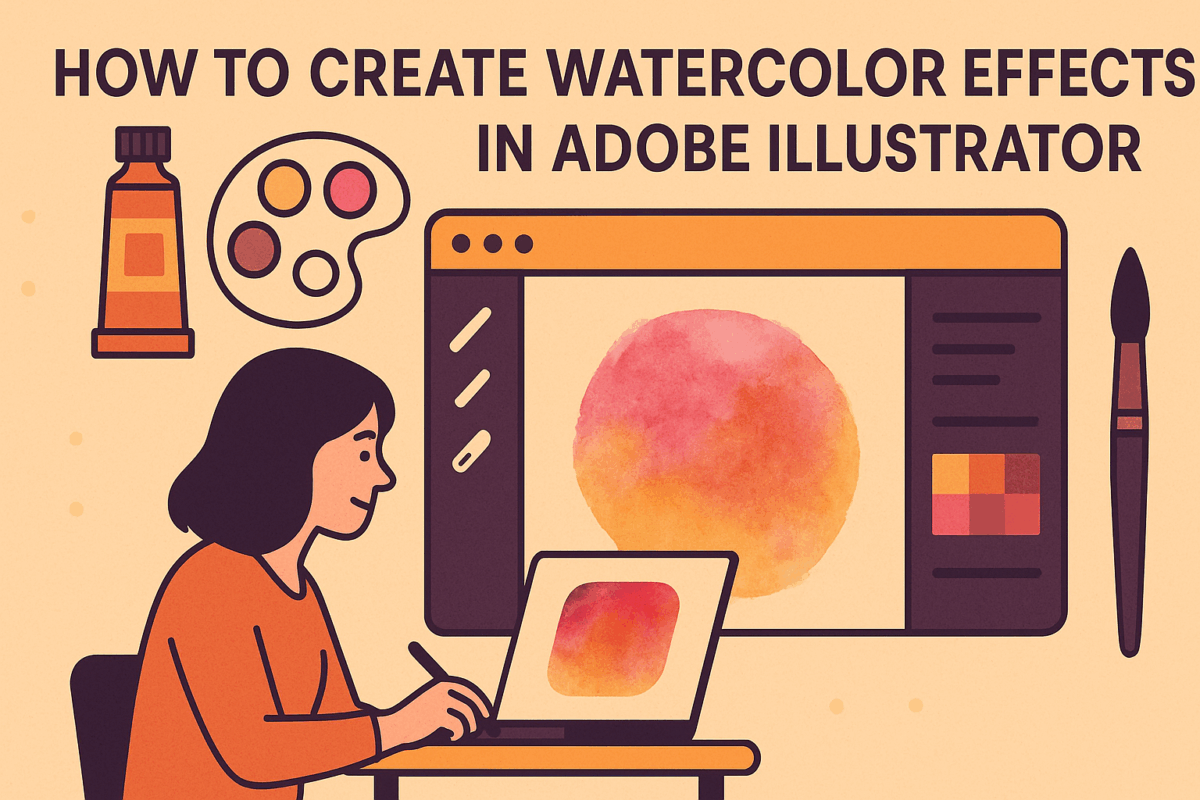 How to Create Watercolor Effects in Adobe Illustrator - Graphic Design ...