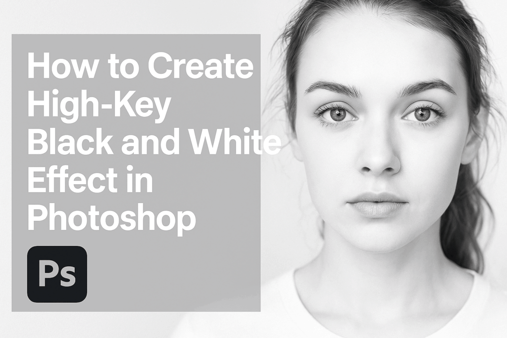 How to Create High-Key Black and White Effect in Photoshop - Graphic ...