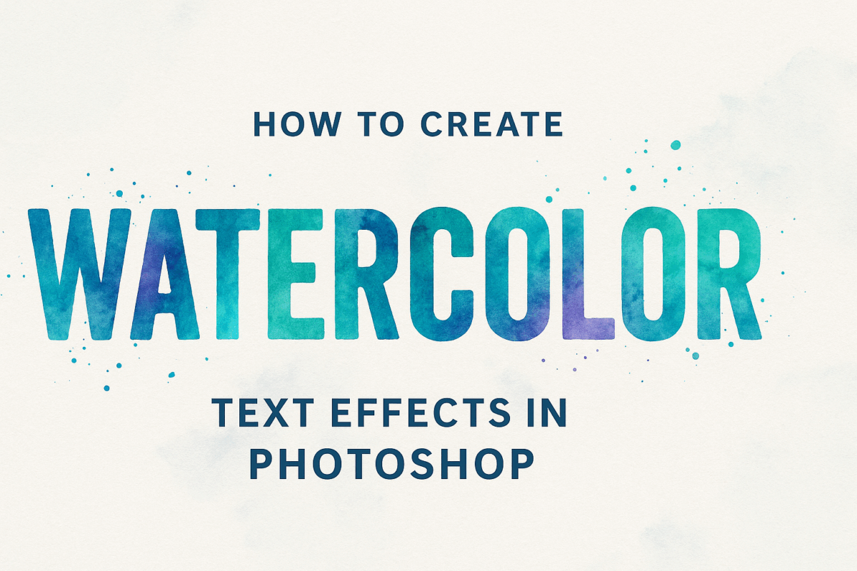 How to Create Watercolor Text Effects in Photoshop - Graphic Design ...