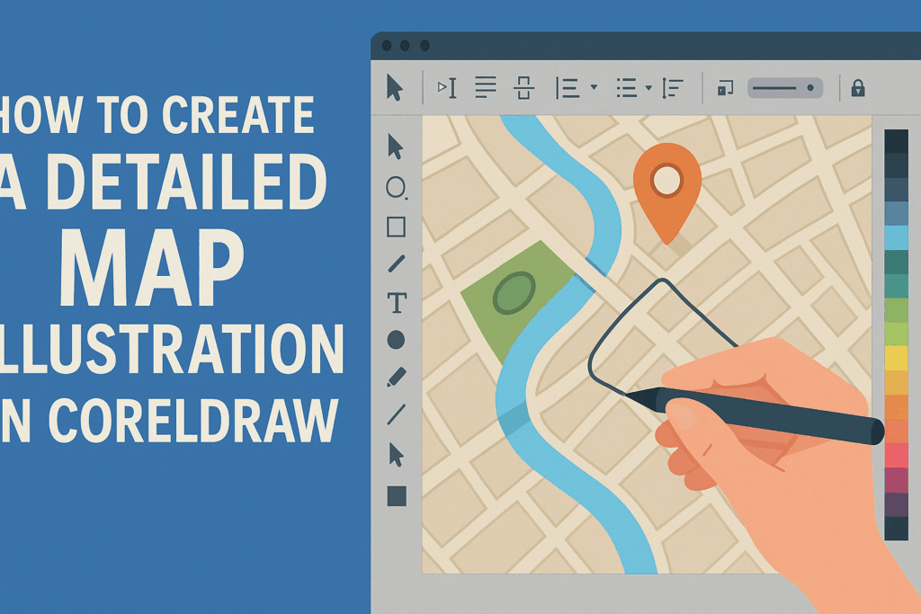 How to Create a Detailed Map Illustration in CorelDRAW - Graphic Design ...