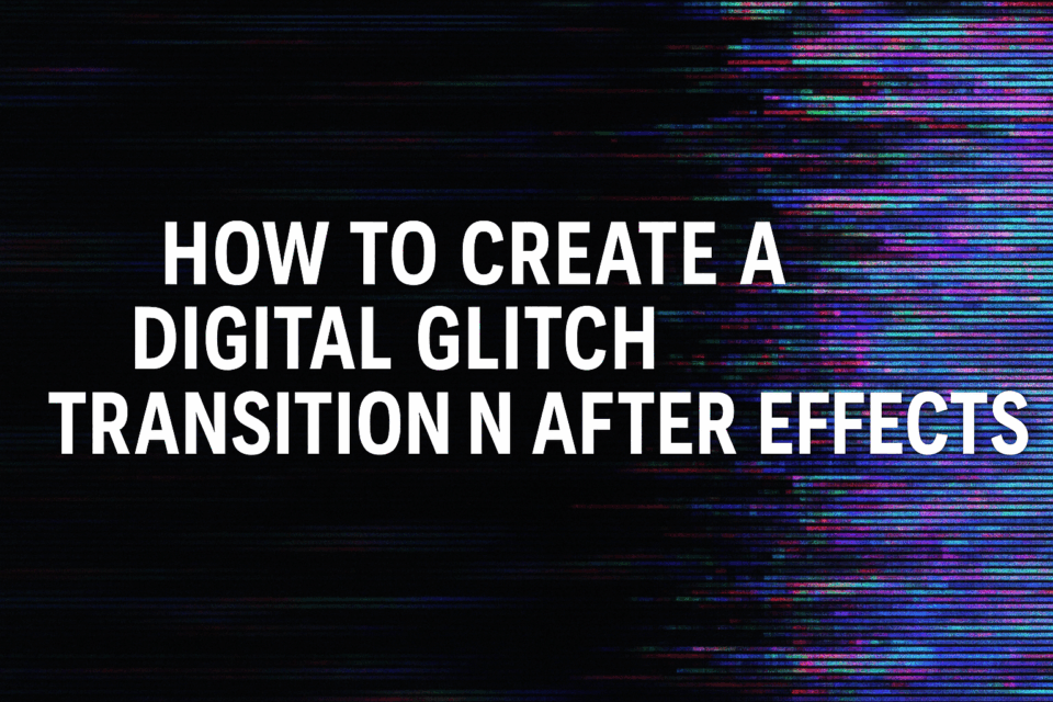 How to Create a Digital Glitch Transition in After Effects - Graphic ...