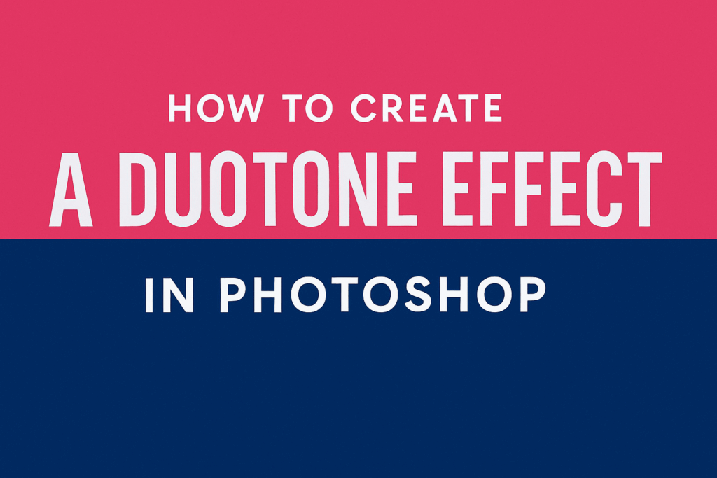How to Create a Duotone Effect in Photoshop - Graphic Design Resource