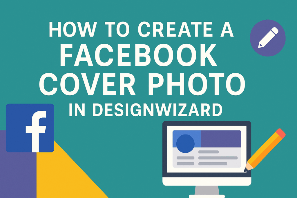 How to Create a Facebook Cover Photo in DesignWizard - Graphic Design ...