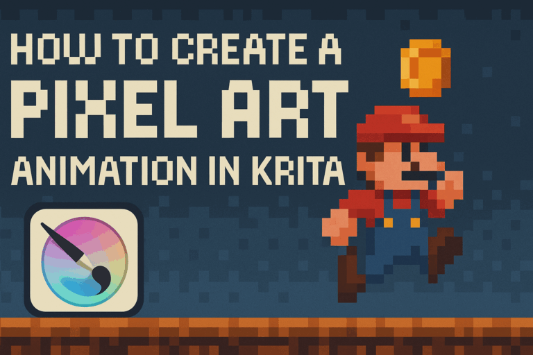 How to Create a Pixel Art Animation in Krita - Graphic Design Resource