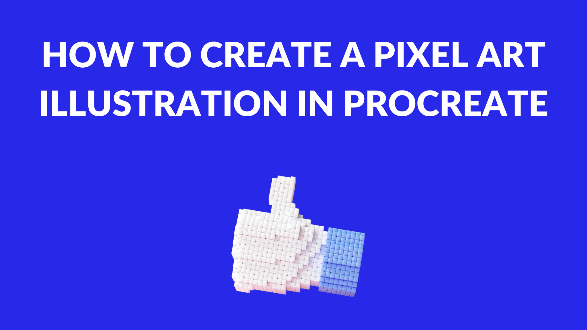 How to Create a Pixel Art Illustration in Procreate - Graphic Design ...