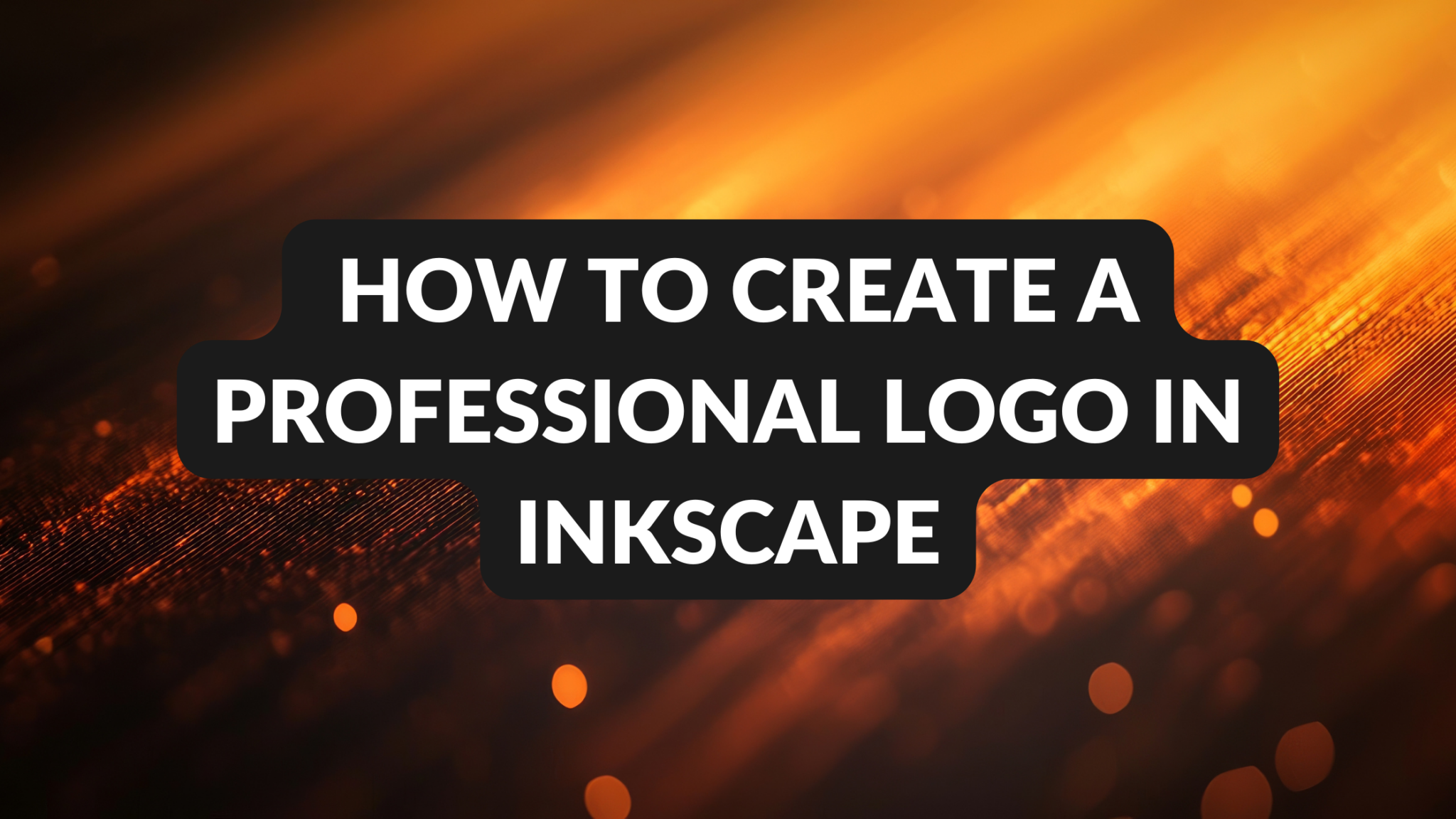 How to Create a Professional Logo in Inkscape - Graphic Design Resource