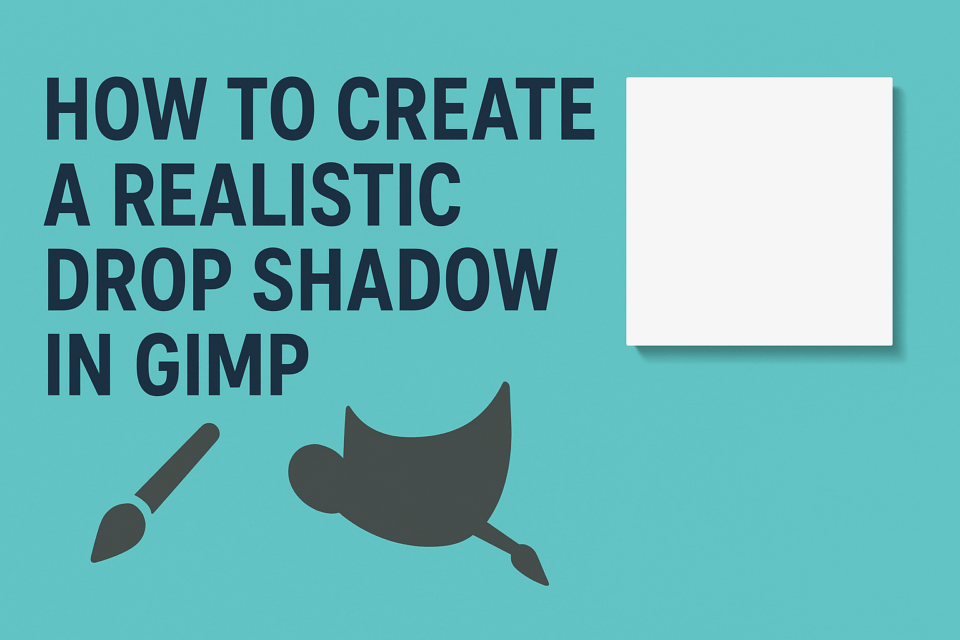 How to Create a Realistic Drop Shadow in GIMP - Graphic Design Resource