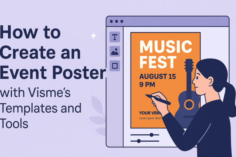 How to Create an Event Poster with Visme’s Templates and Tools ...