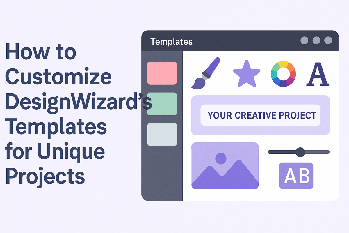 How to Customize DesignWizard’s Templates for Unique Projects - Graphic ...