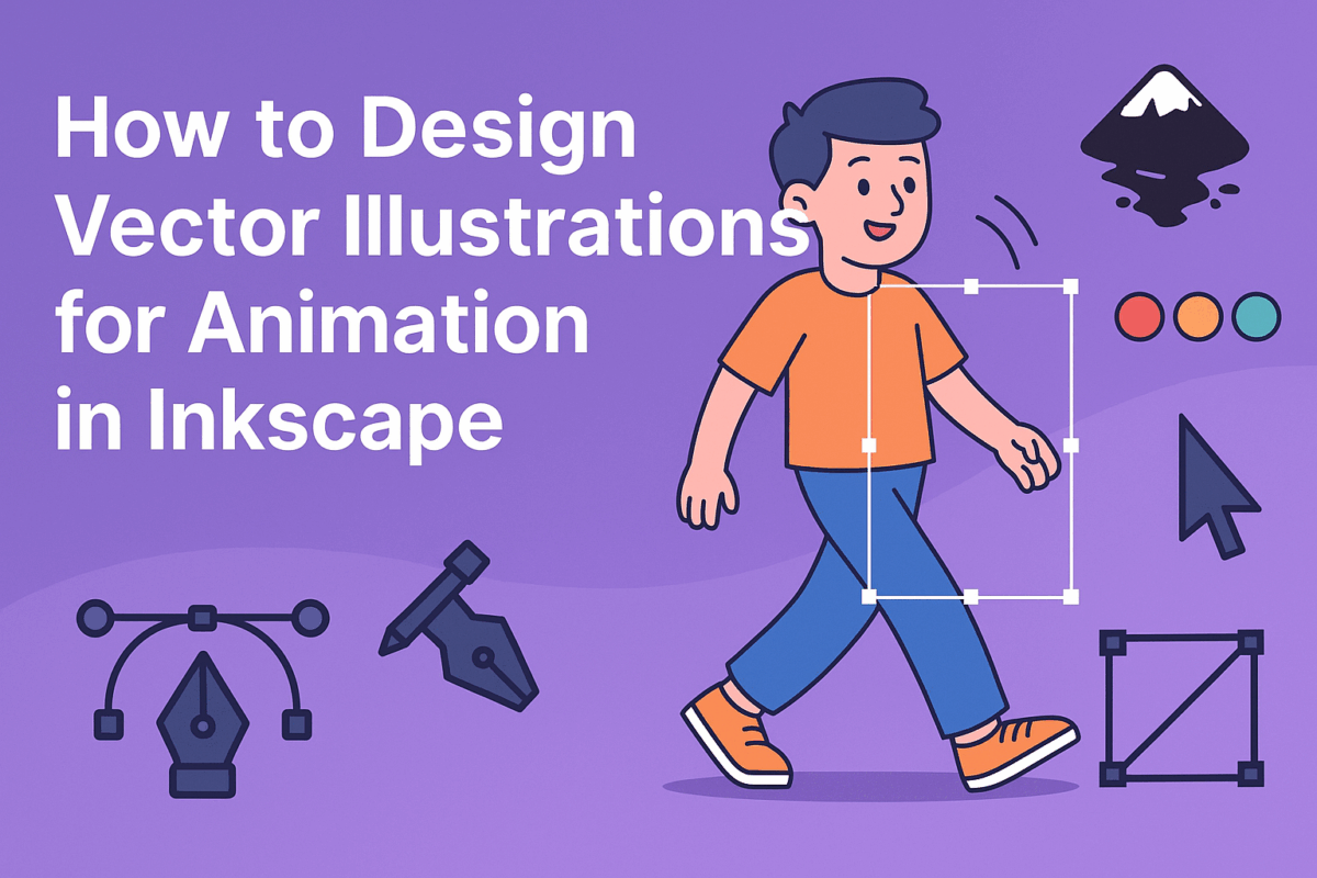 How to Design Vector Illustrations for Animation in Inkscape - Graphic Design Resource