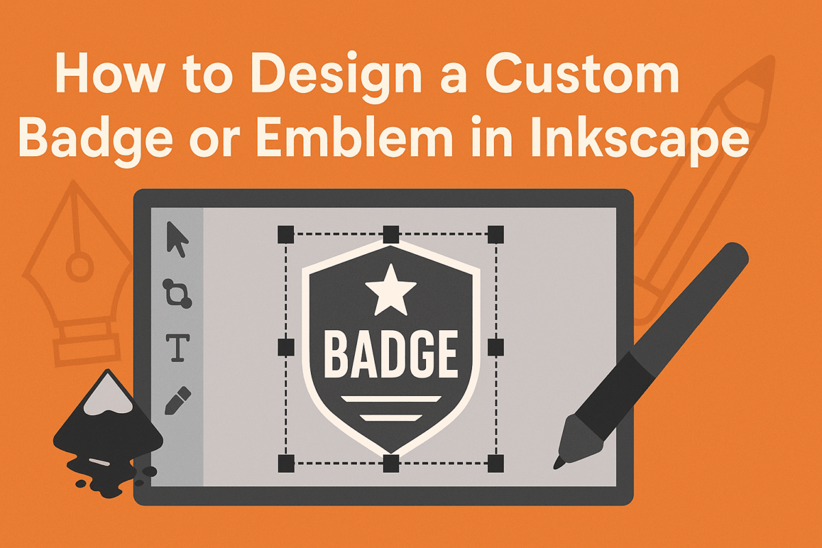How to Design a Custom Badge or Emblem in Inkscape - Graphic Design ...