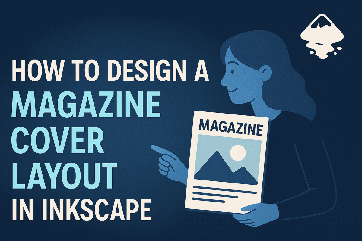 How to Design a Magazine Cover Layout in Inkscape - Graphic Design Resource
