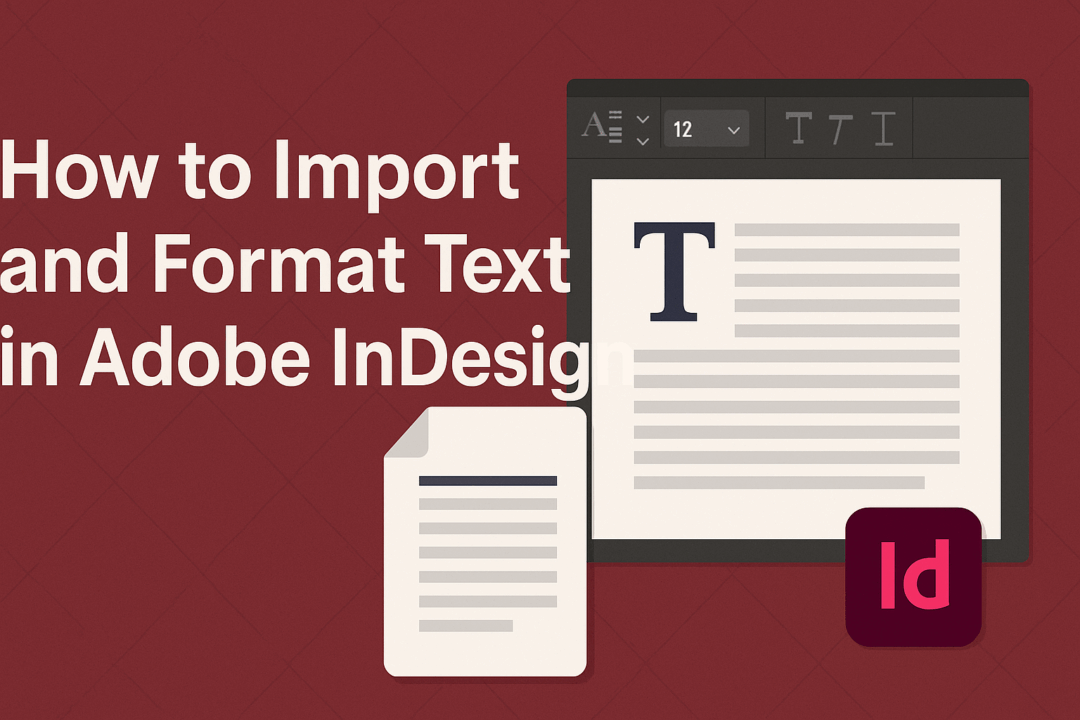 How to Import and Format Text in Adobe InDesign