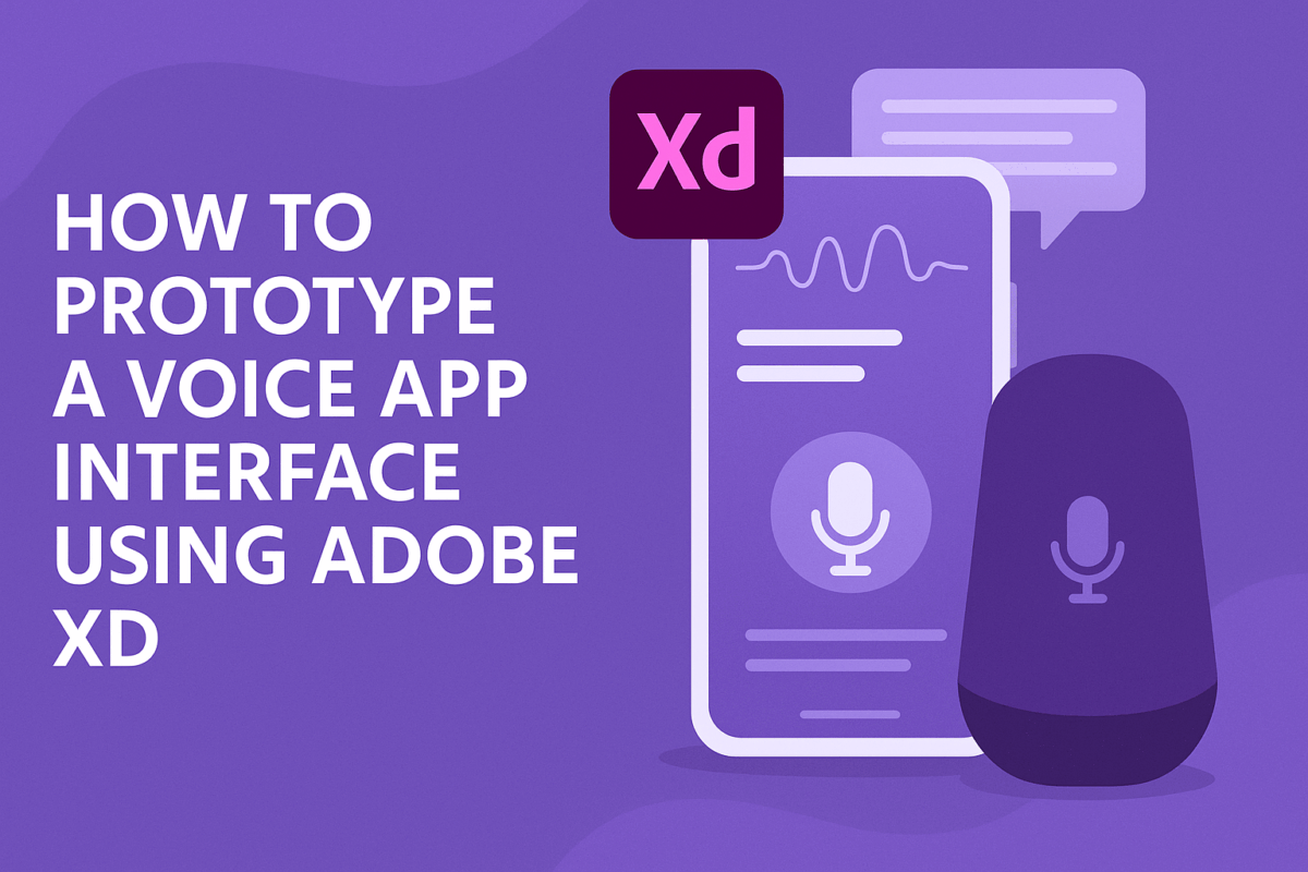 How to Prototype a Voice App Interface Using Adobe XD - Graphic Design ...