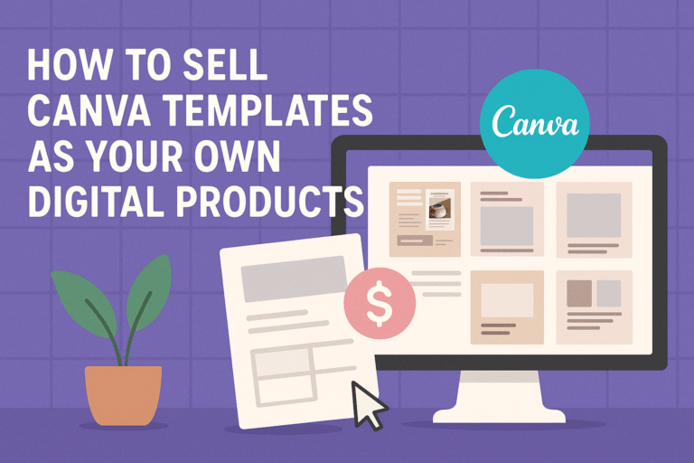 How to Sell Canva Templates as Your Own Digital Products - Graphic Design Resource