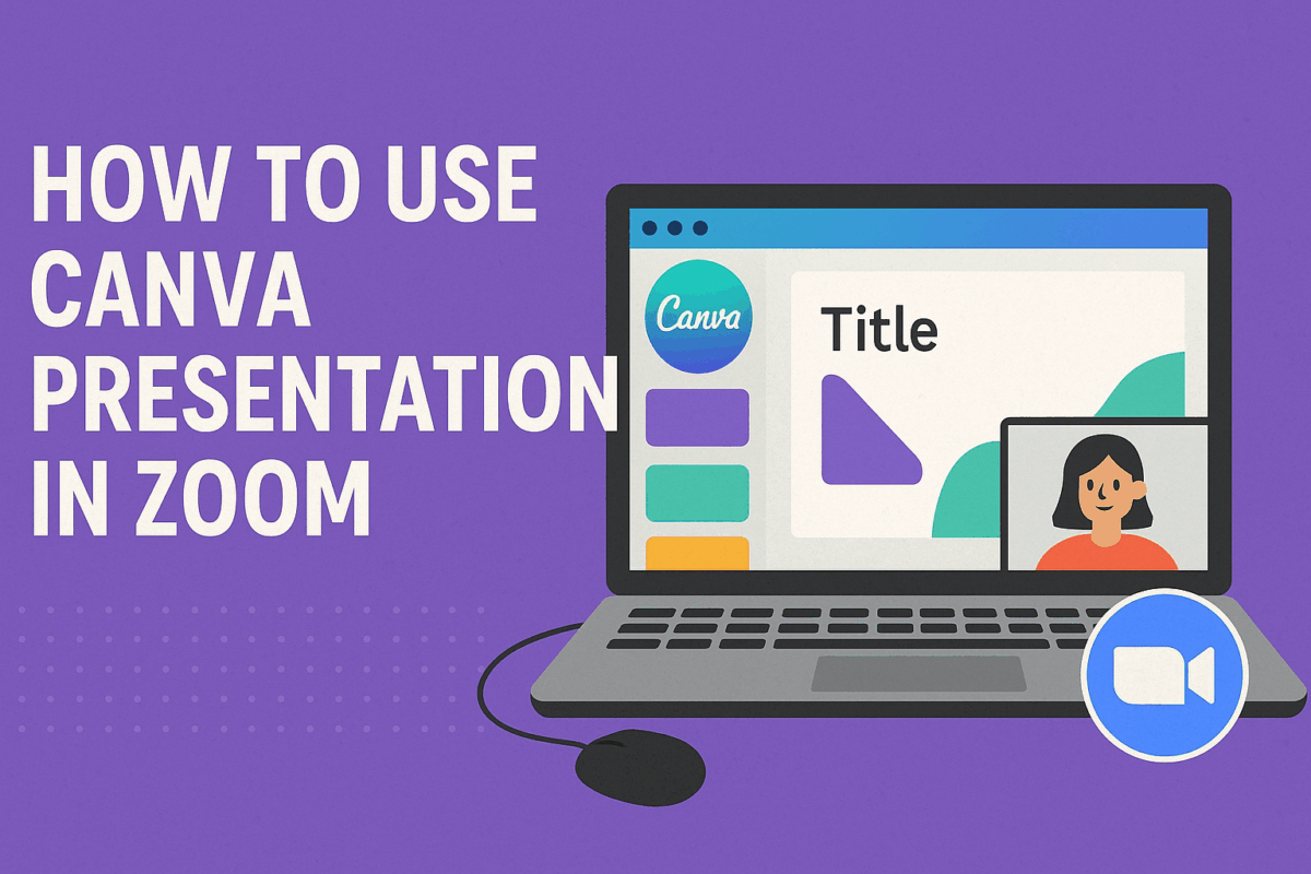 How to Use Canva Presentation in Zoom - Graphic Design Resource