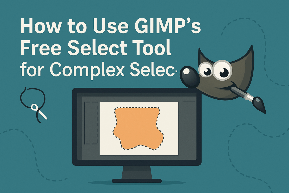 How to Use GIMP’s Free Select Tool for Complex Selections - Graphic ...
