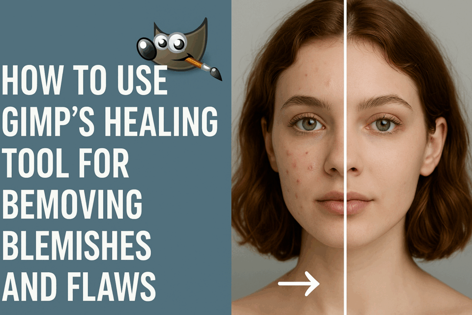 How to Use GIMP’s Healing Tool for Removing Blemishes and Flaws ...