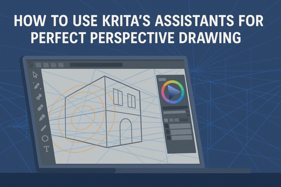 How to Use Krita’s Assistants for Perfect Perspective Drawing - Graphic ...