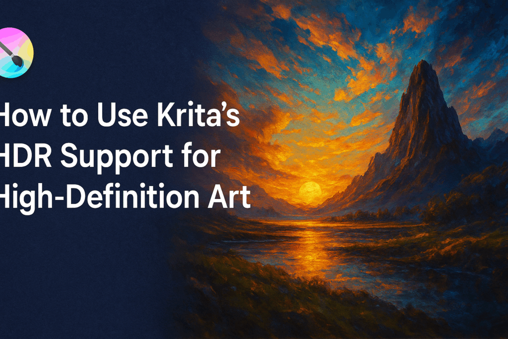 How to Use Krita’s HDR Support for High-Definition Art - Graphic Design ...