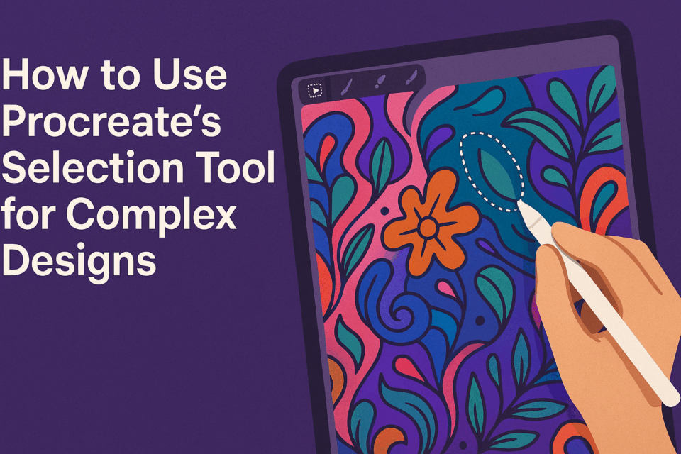 How to Use Procreate’s Selection Tool for Complex Designs - Graphic ...