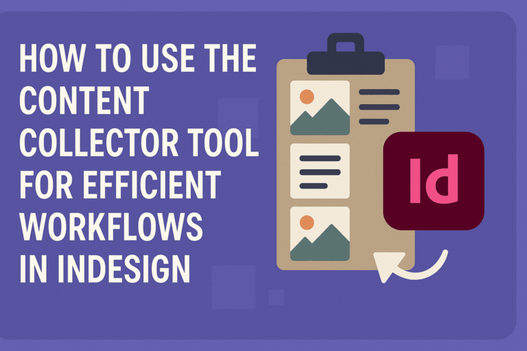 How to Use the Content Collector Tool for Efficient Workflows in InDesign - Graphic Design Resource