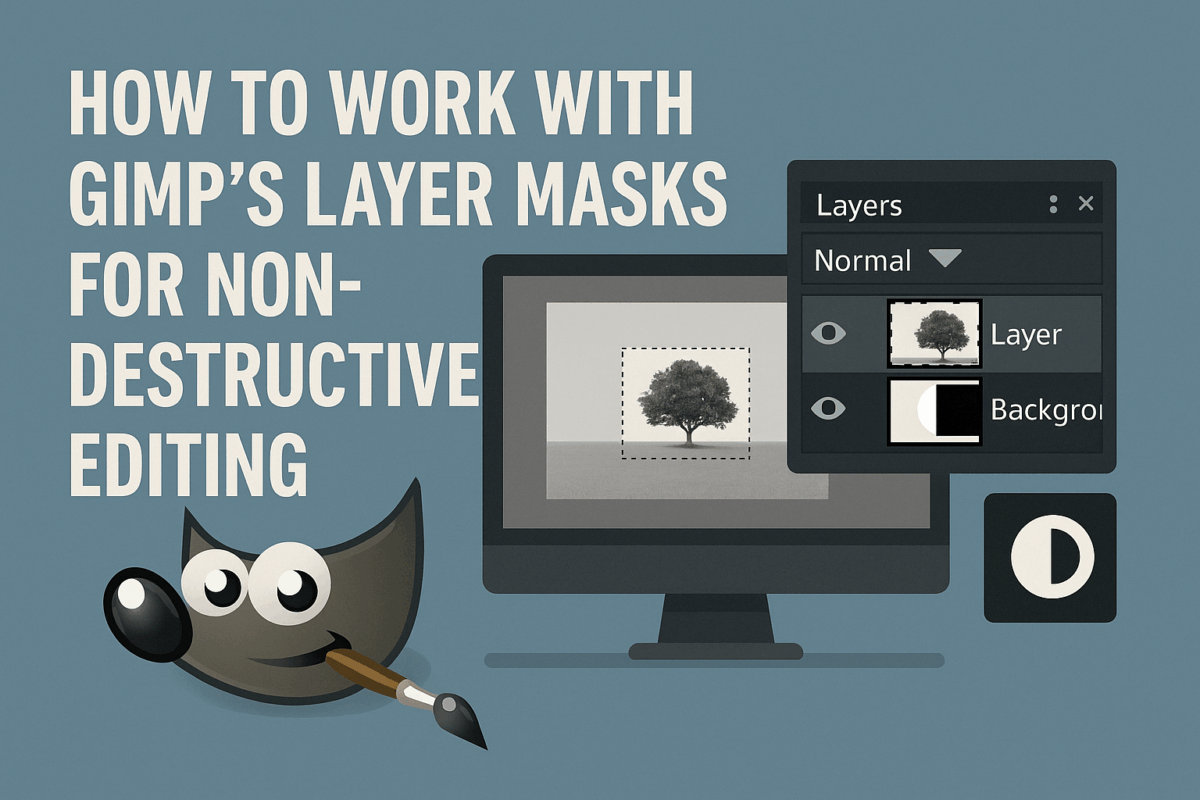 How to Work with GIMP’s Layer Masks for Non-Destructive Editing - Graphic Design Resource